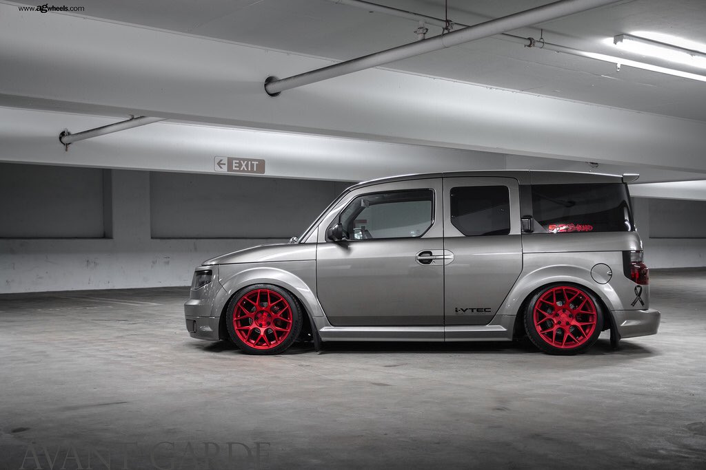 Slammed Honda Element