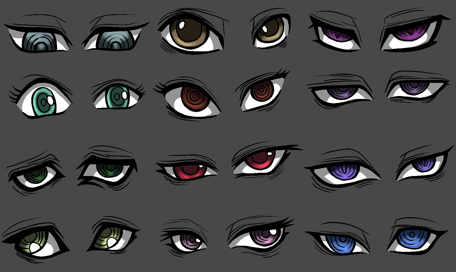 Monster Eyes Drawing