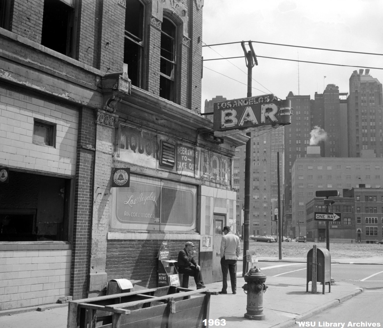 Skid Row Downtown 1960