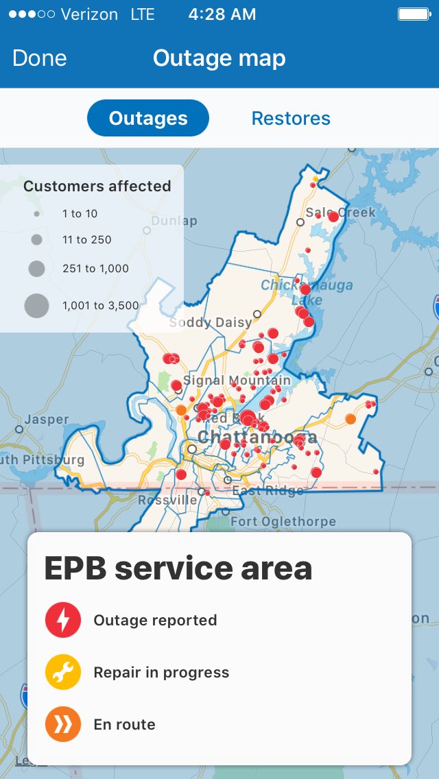 Pe And E Power Outage Map - United States Map