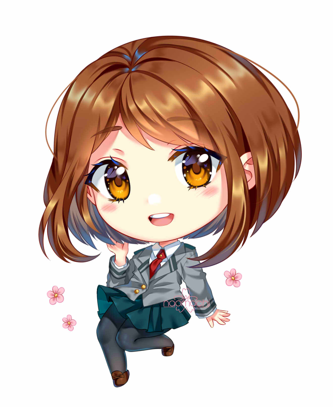 Chibi With Brown Hair