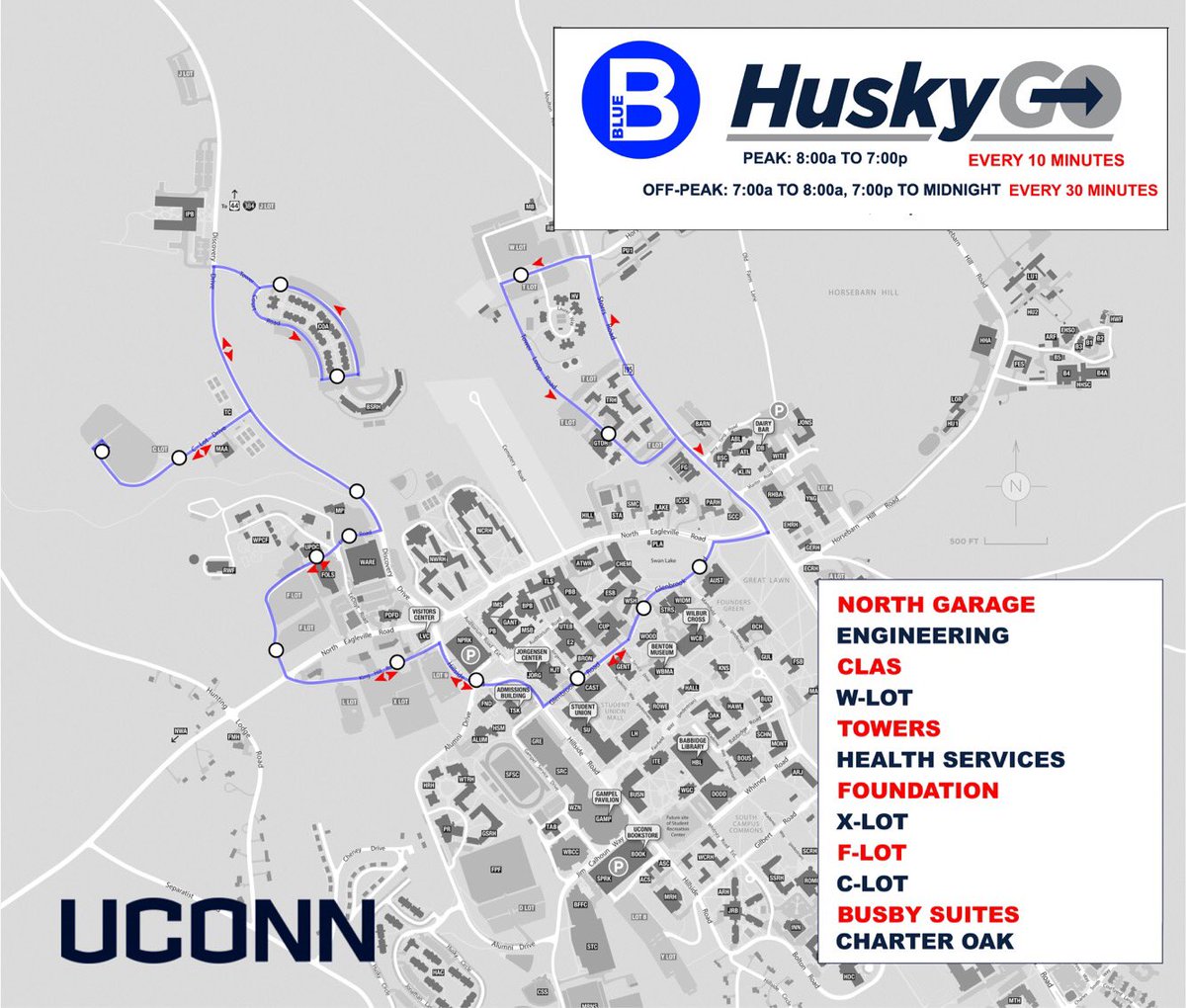Uconn Map