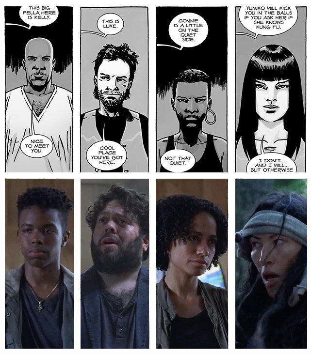 Walking Dead Comic Characters