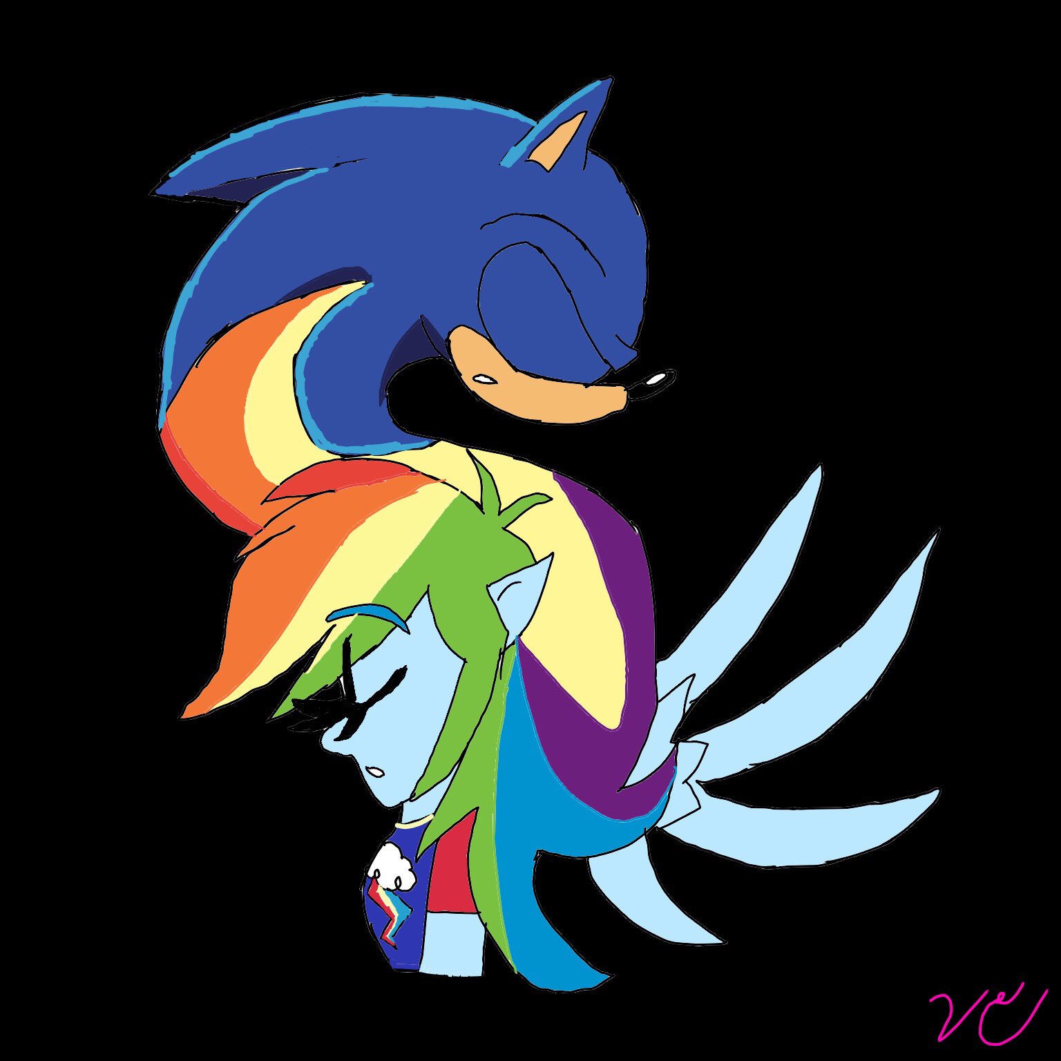 Sonic X Rainbow Dash