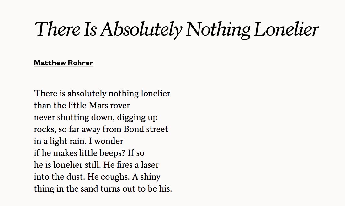 Poems About Planet Mars