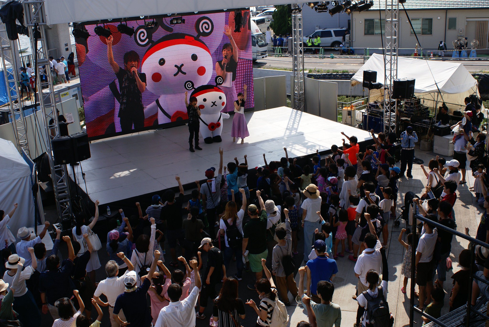 TSKさんいん中央テレビ on Twitter: "TSKエリ8祭り 4日、5日と暑い中たくさんの方にお越しいただきありがとうございました‼️ 今年は松江市民レガッタ、松江水郷祭と同日開催🎆 ...