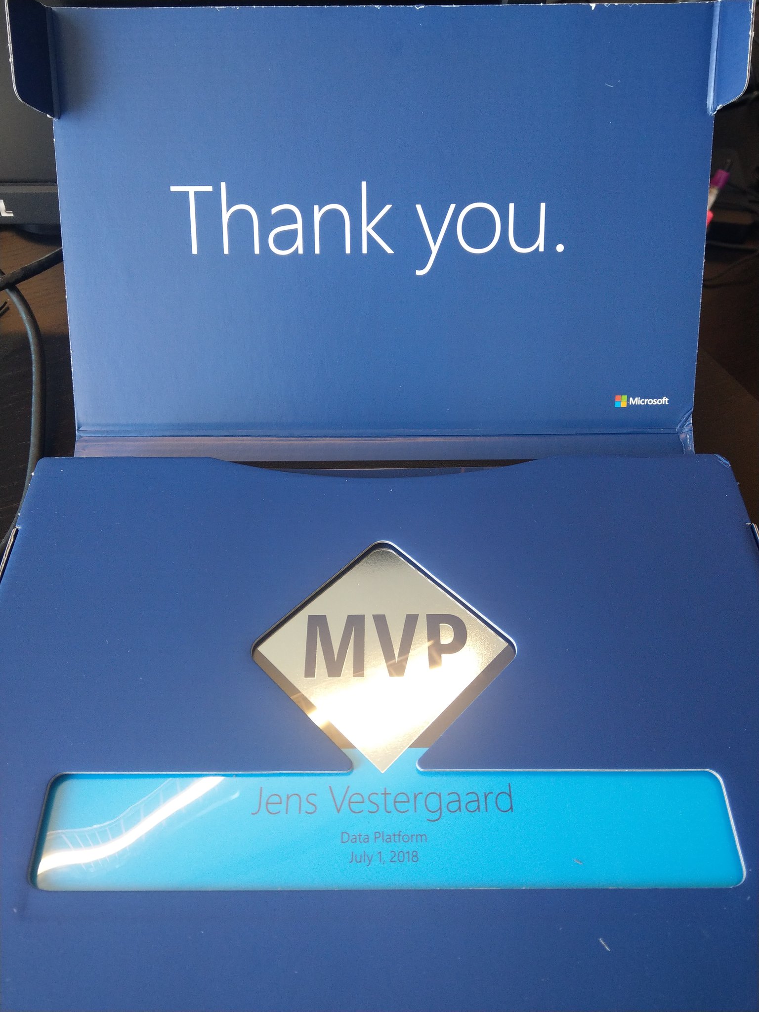 Jens Vestergaard on Twitter: "Back from vacation... Unpacking nice stuff #MVPBuzzz…