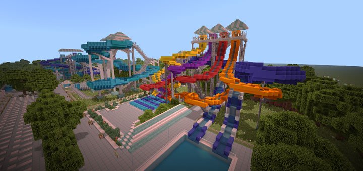 Minecraft Water Park