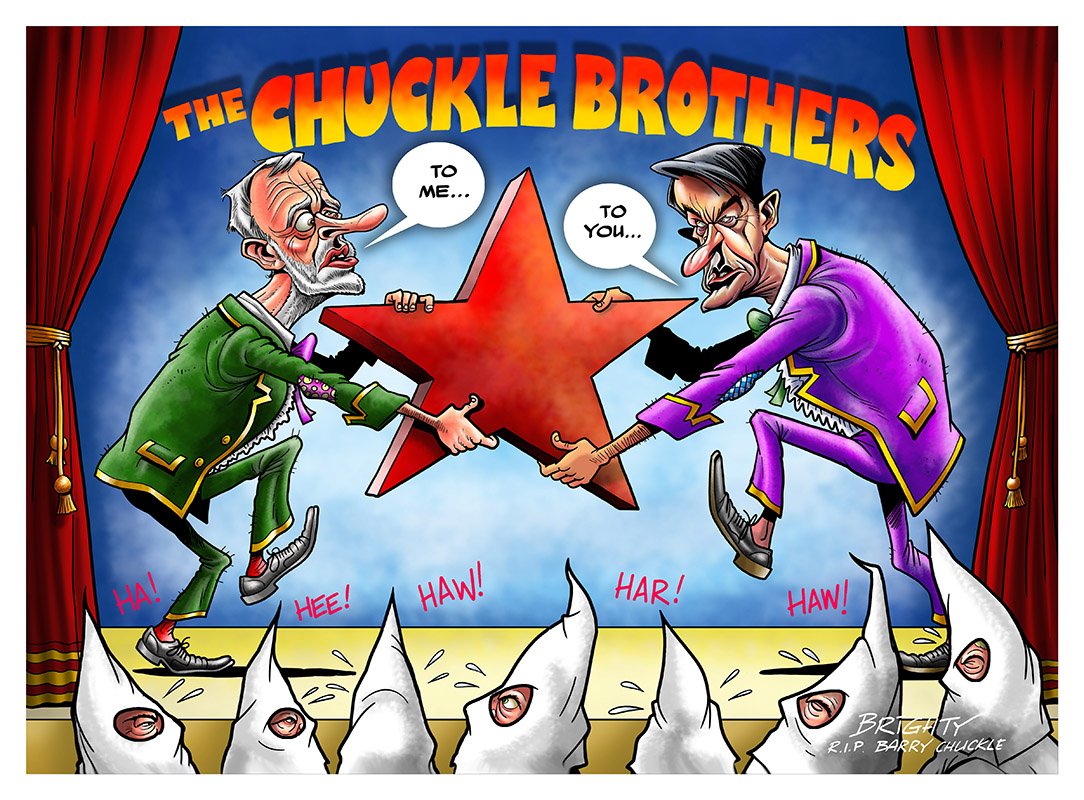 The Sun Cartoon - The Chuckle Brothers : r/ukpolitics