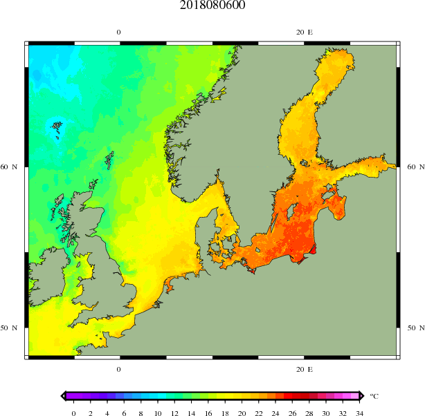 Baltic Sea And North Sea Map