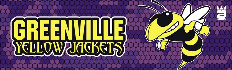 Yellow Jacket Logo Football