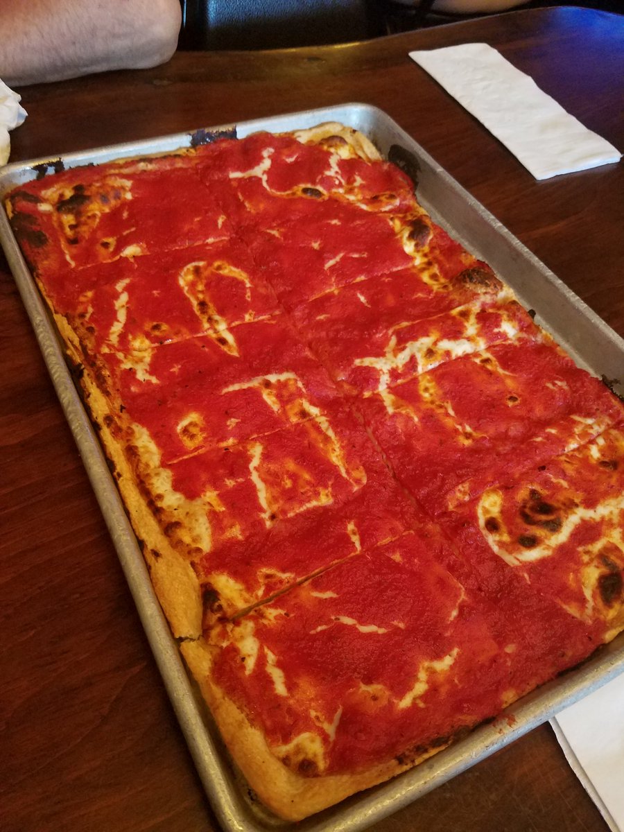 Red front pizza store