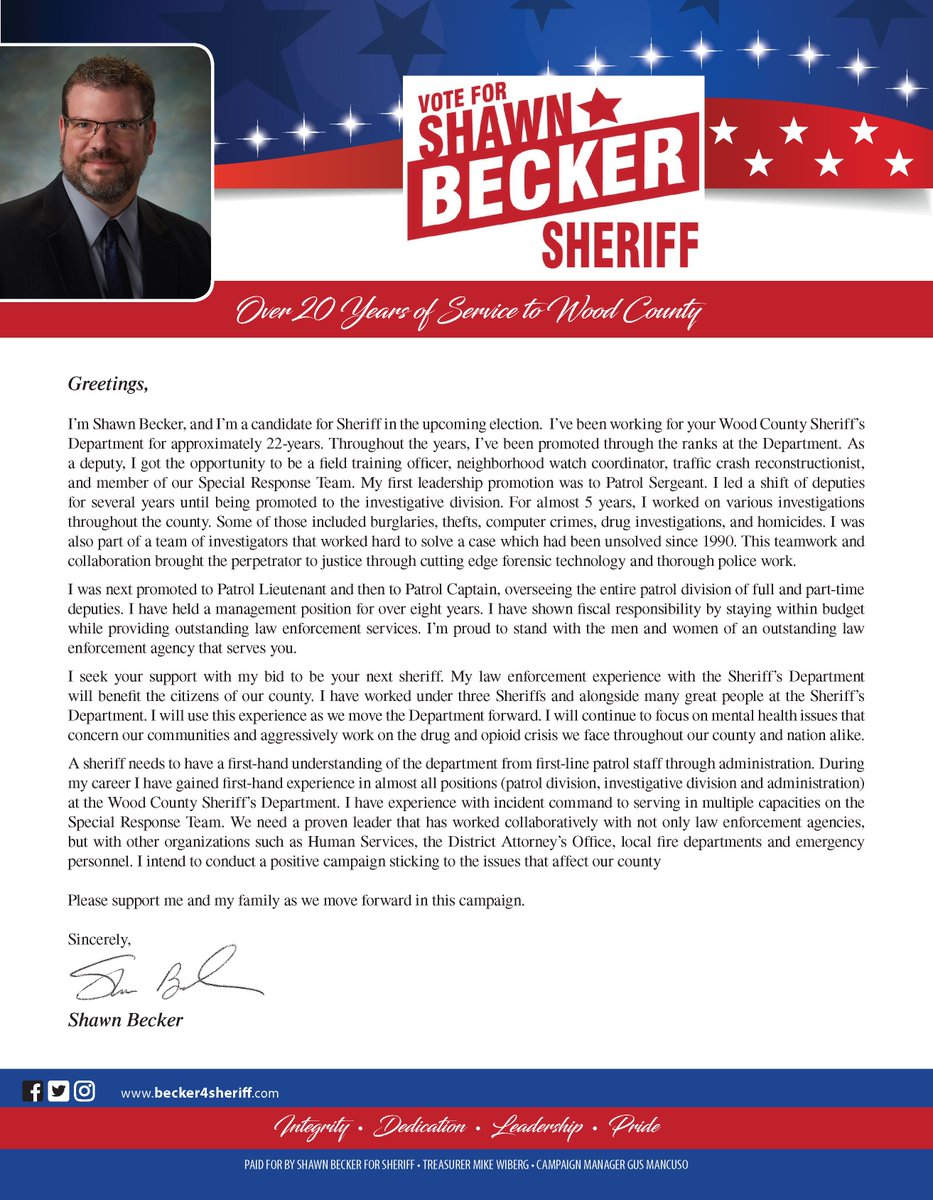 Shawn Becker (@Becker4Sheriff) | Twitter