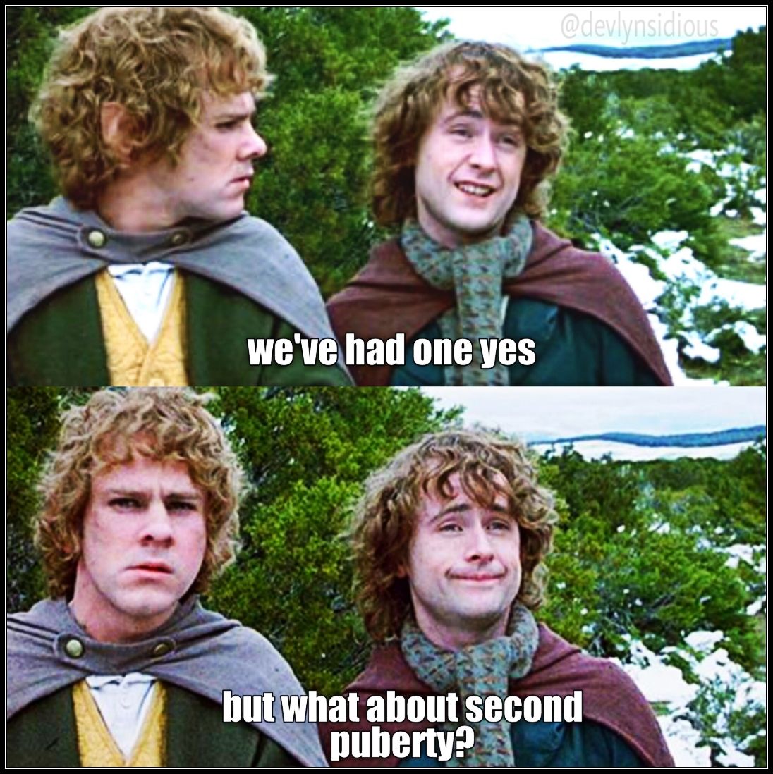 Merry And Pippin Second Breakfast