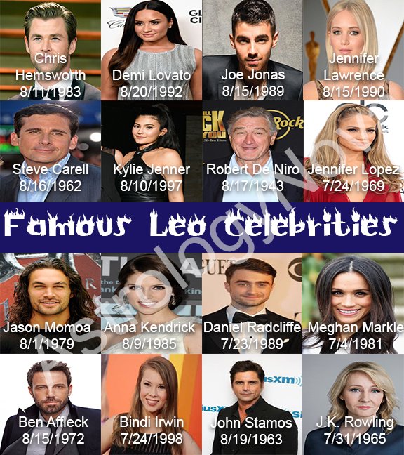 Leo zodiac sign actors 60 photos - Youhoroscope.com