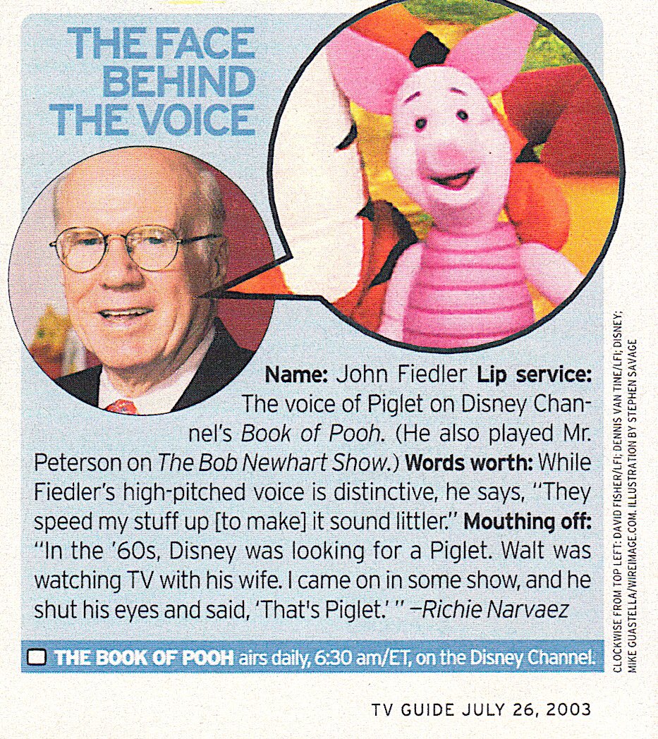 John Fiedler Piglet