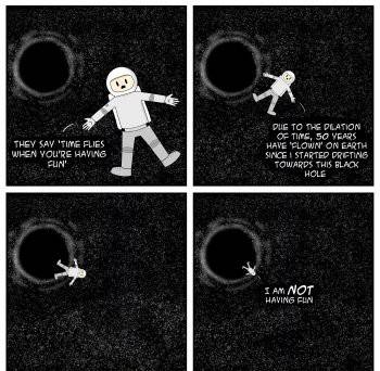 Funny Black Hole