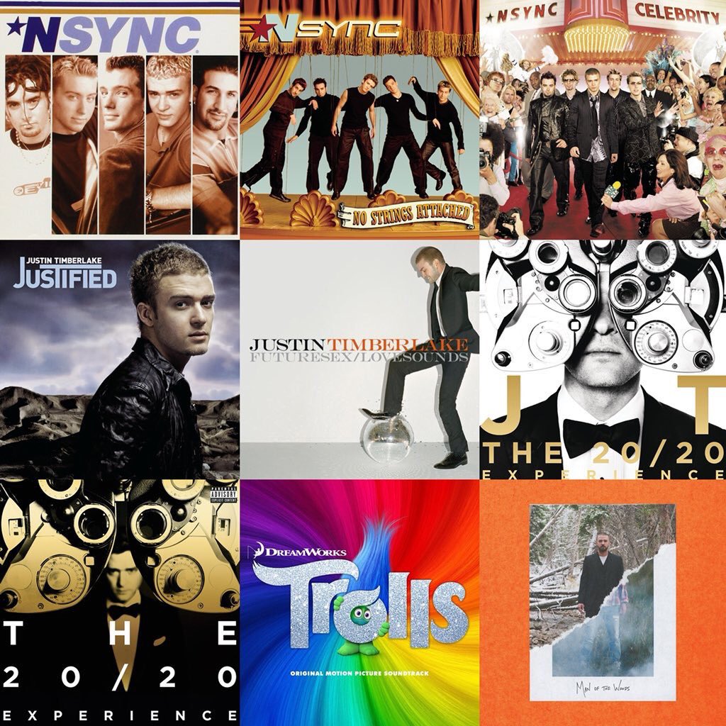 Justin Timberlake Album Cover