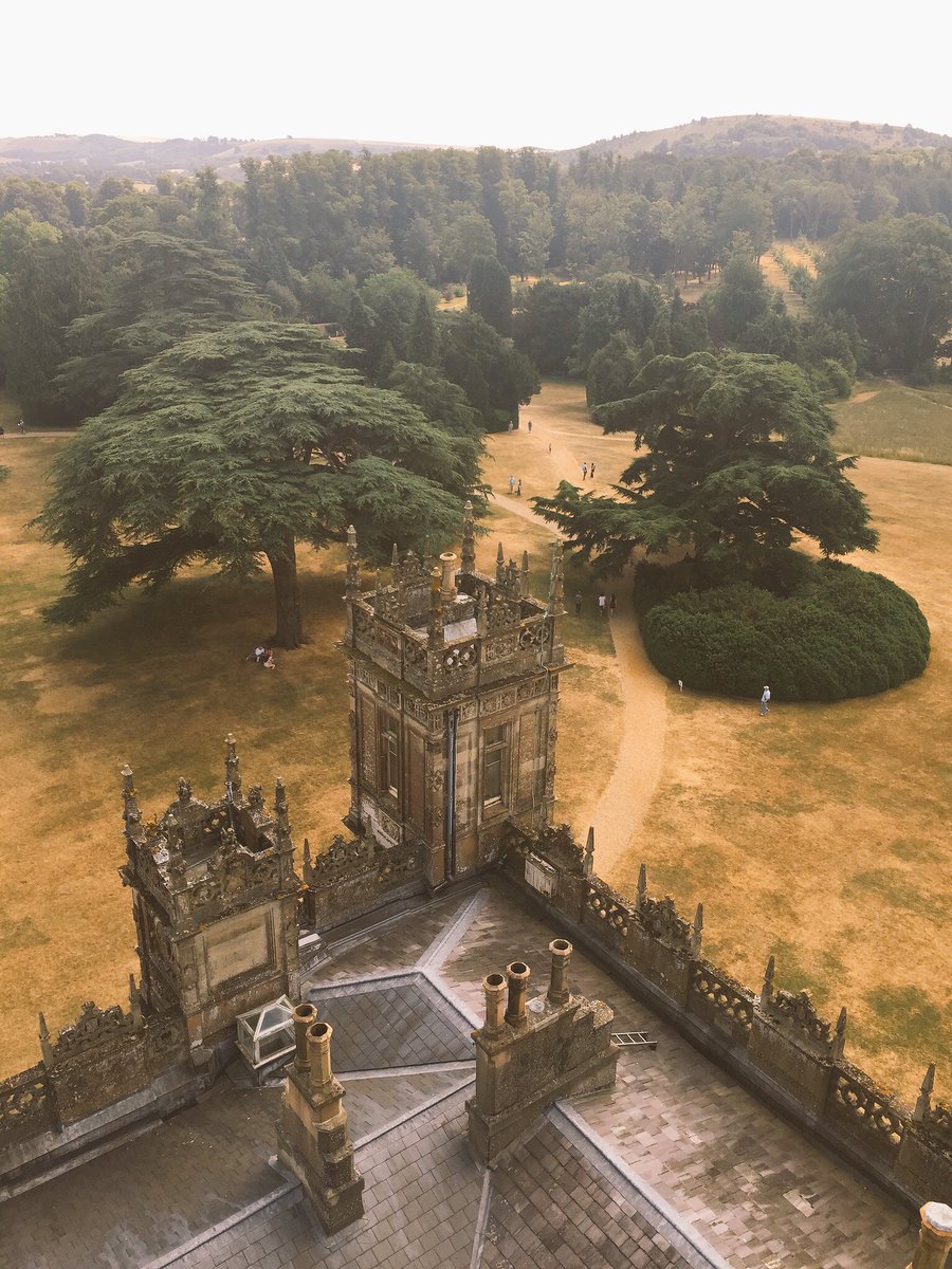 Highclere Castle Aerial View