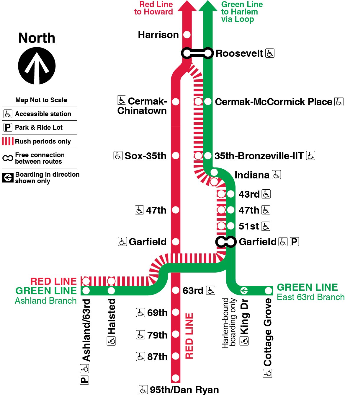 Cta Map Red Line Map Of The World