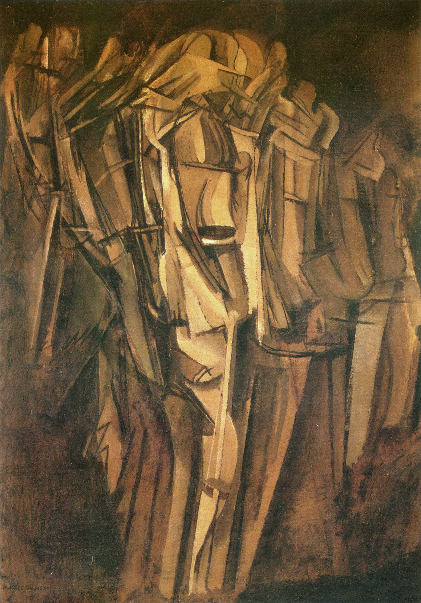 Marcel Duchamp Portrait Of Chess Players