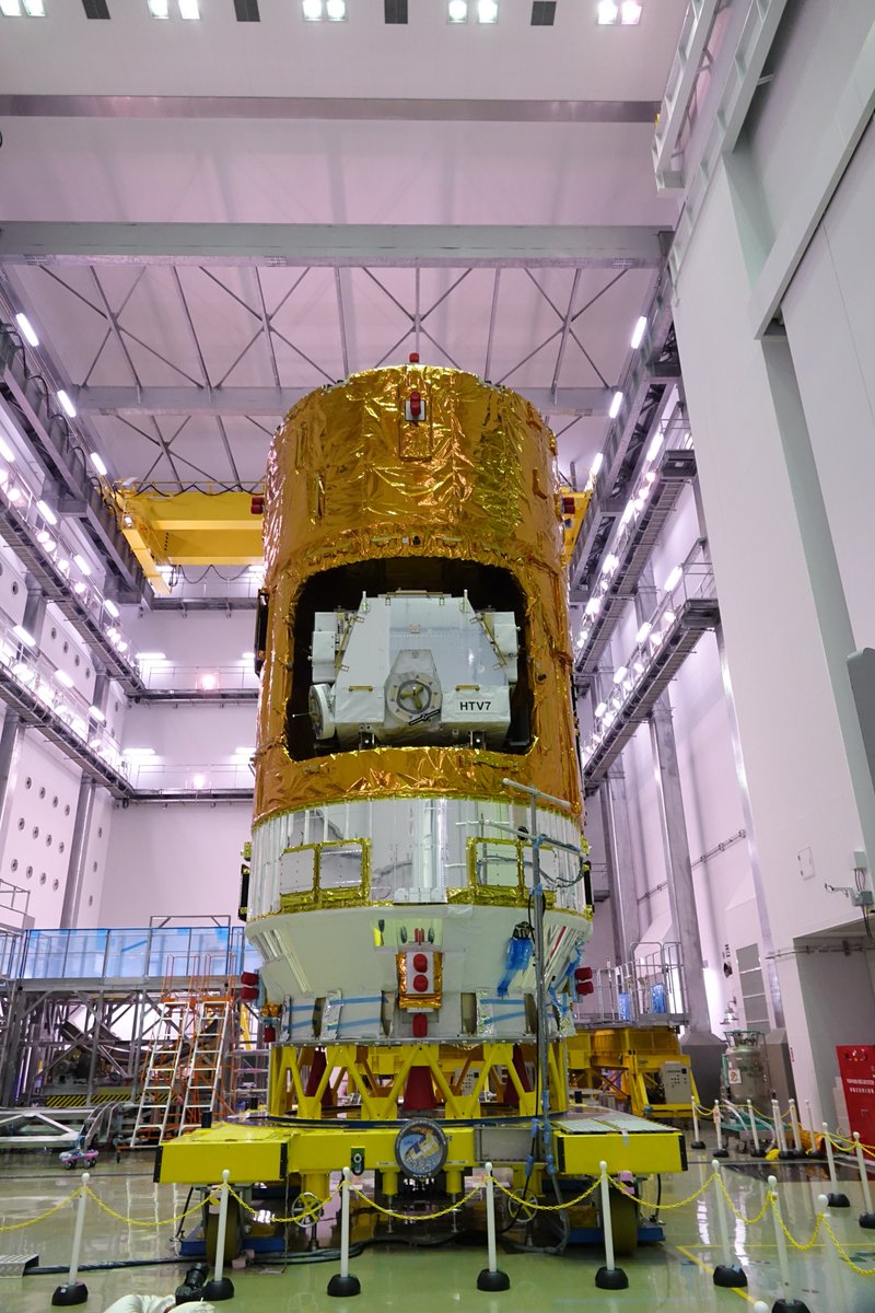 New pics of JAXA_jp JAXA_en HTV-7 to be launch by H2B on Sept. 10 to th ...