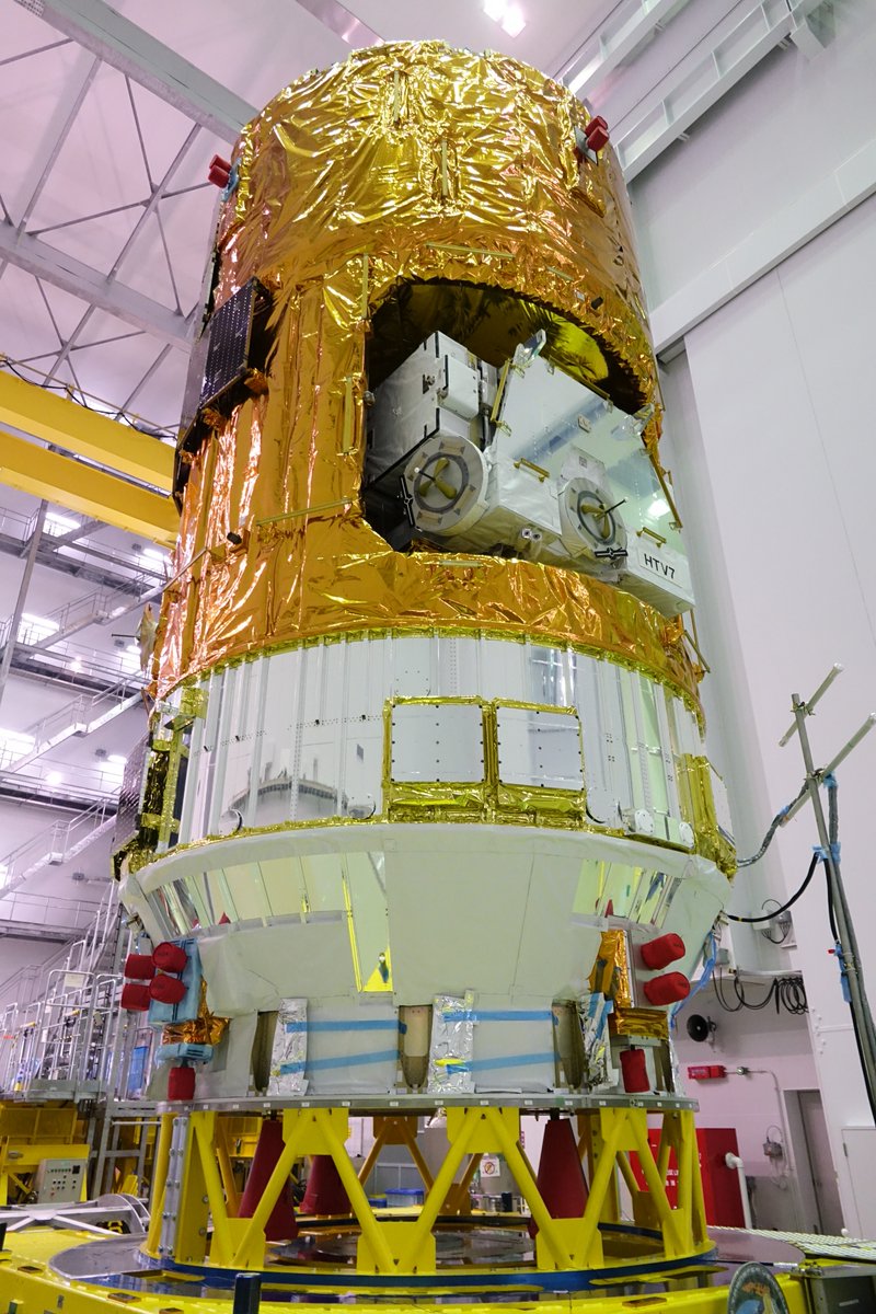 New pics of JAXA_jp JAXA_en HTV-7 to be launch by H2B on Sept. 10 to th ...