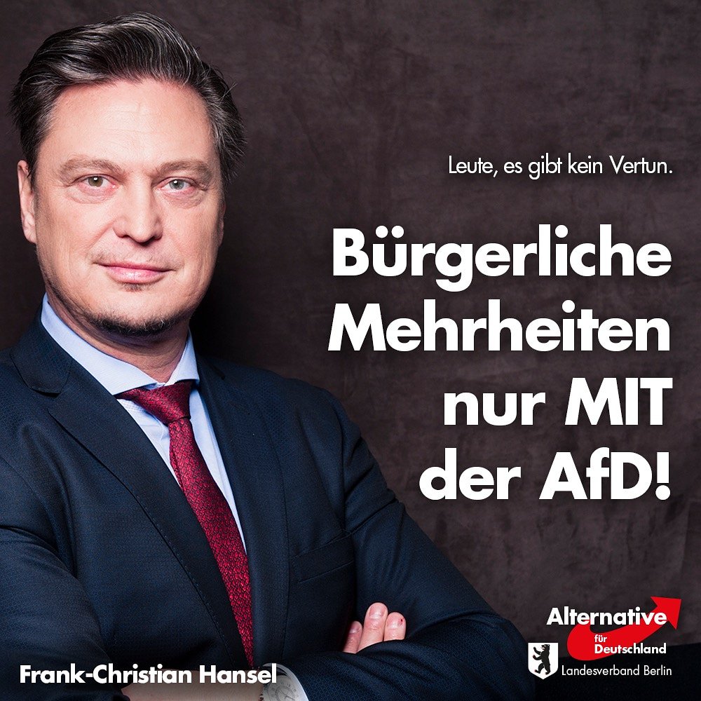 Frank Hansel ist der Insolvenzverwalter seines Gehirns : r/AFD