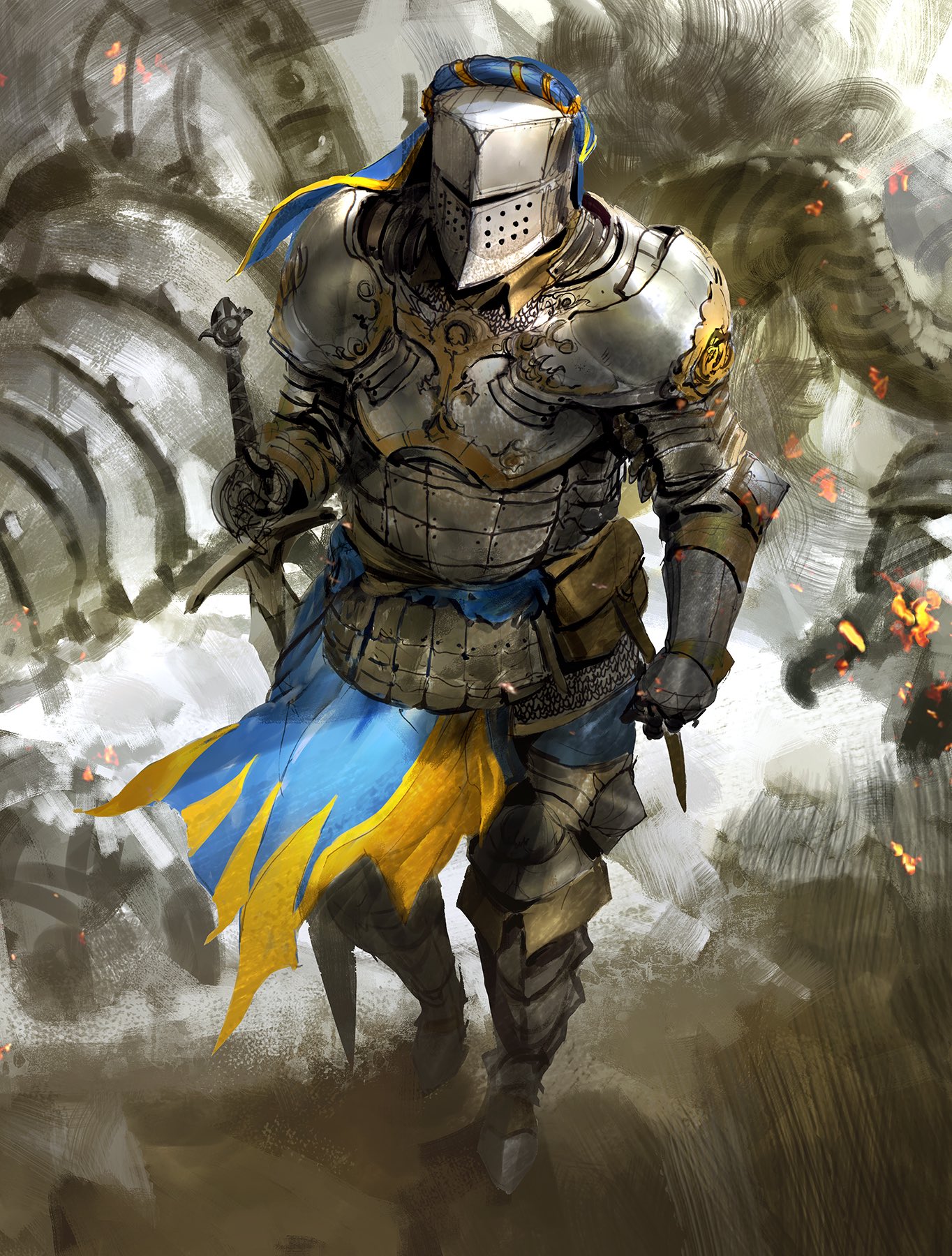 Knight In Armour Art