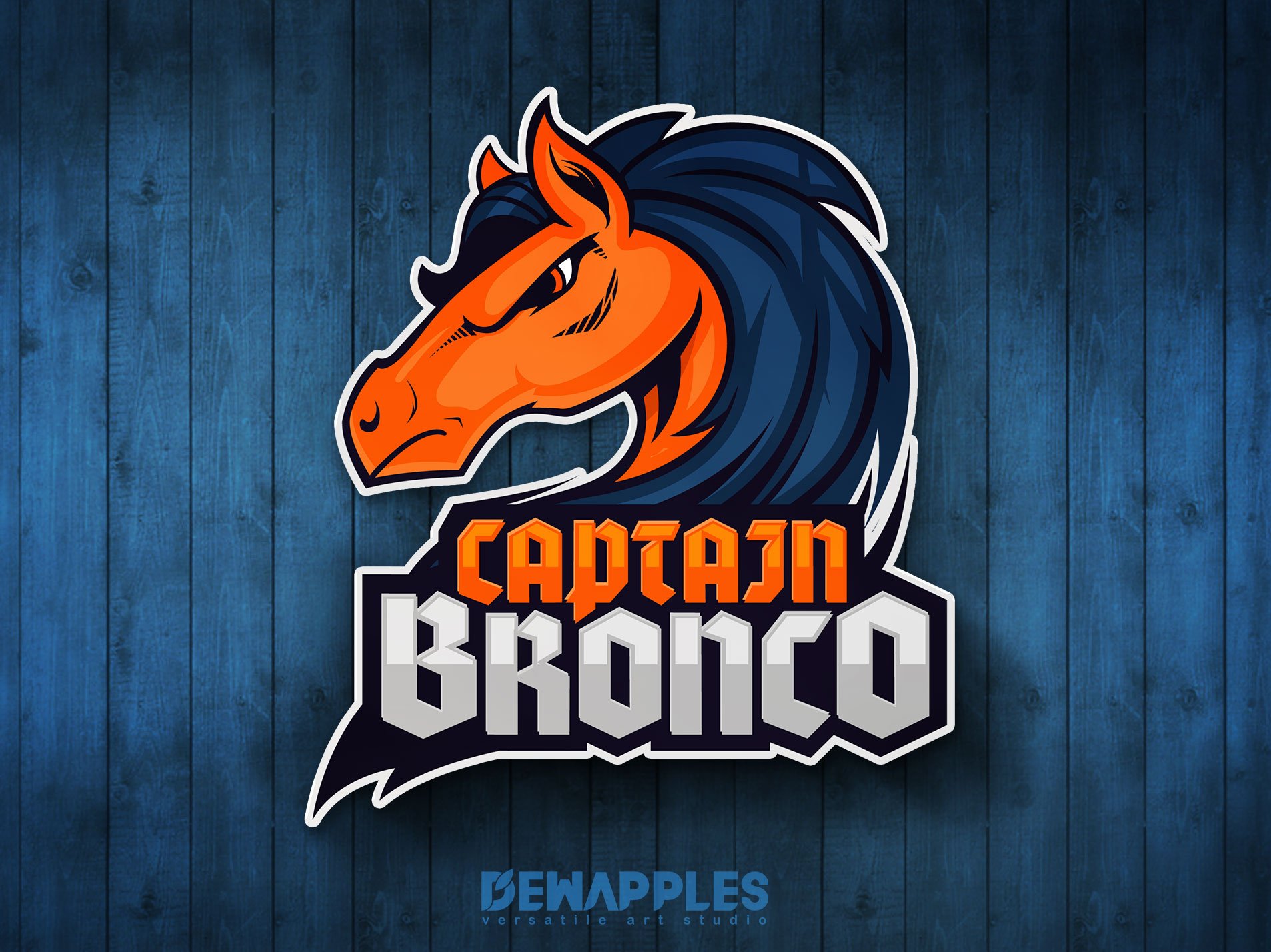 Broncos Mascot Logo