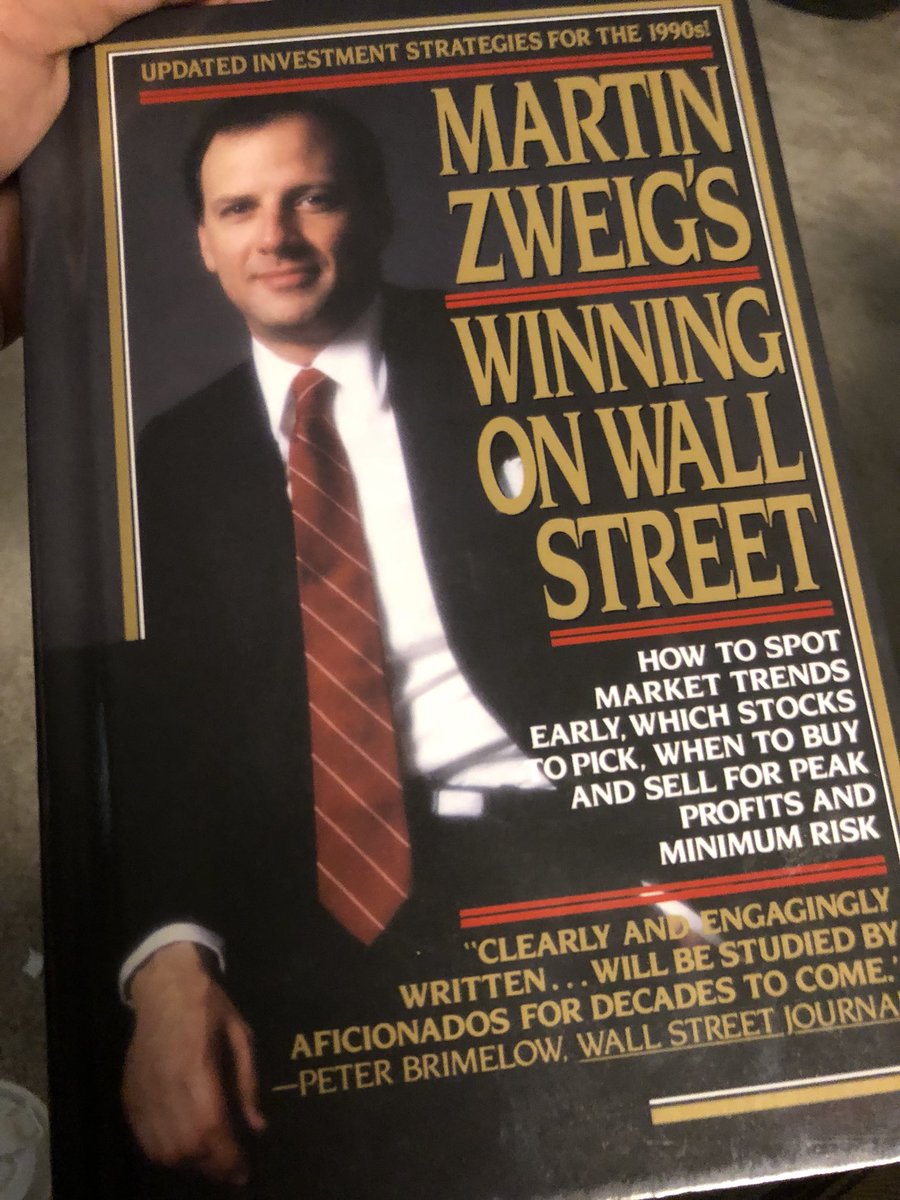 Reading Marty Zweig’s Winning on Wall Street this morning and just ...