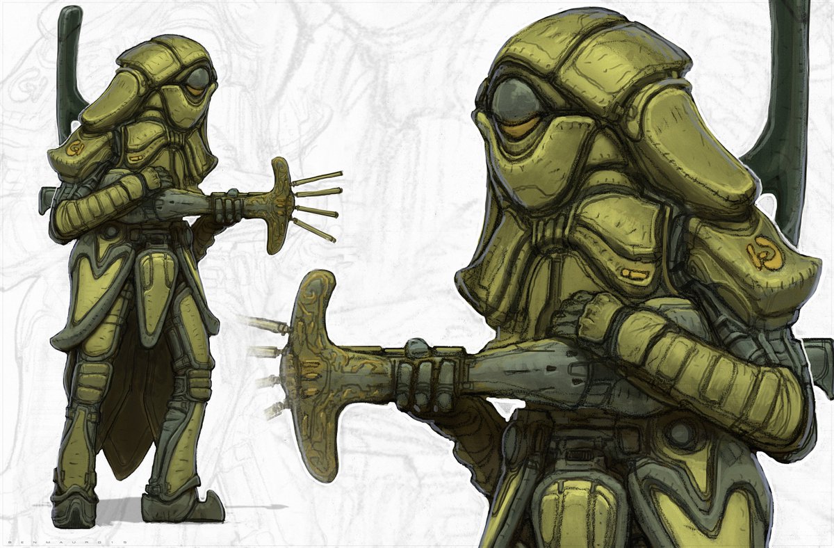 Alien Soldier Concept Art