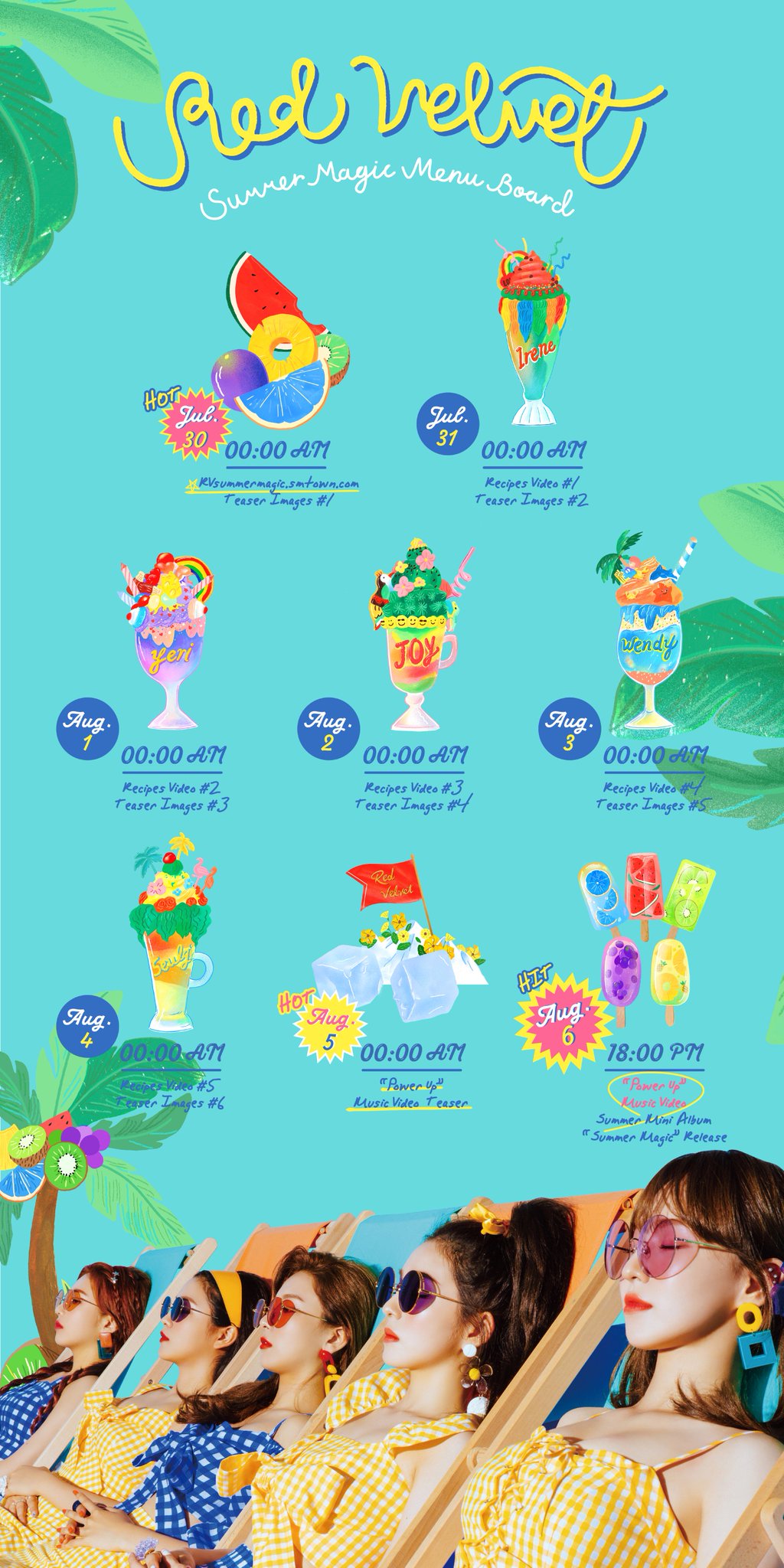 RED VELVET (레드벨벳) – SUMMER MAGIC [The 6th Mini Album ...