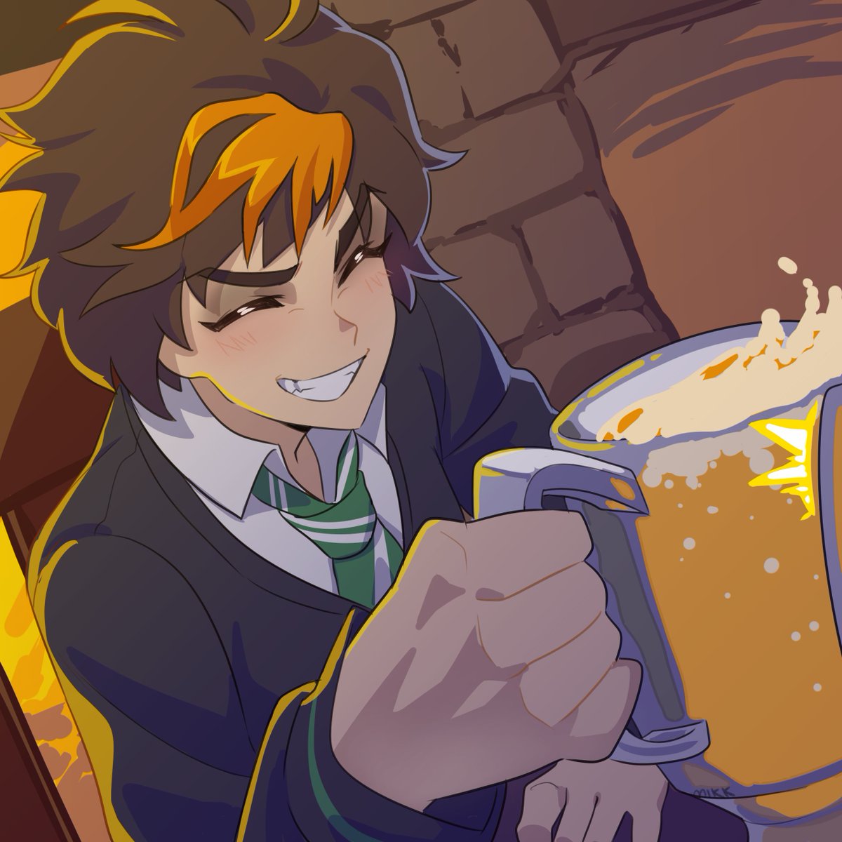 「Cheers to friendship! #HogwartsMystery #」|Mikk🍣のイラスト