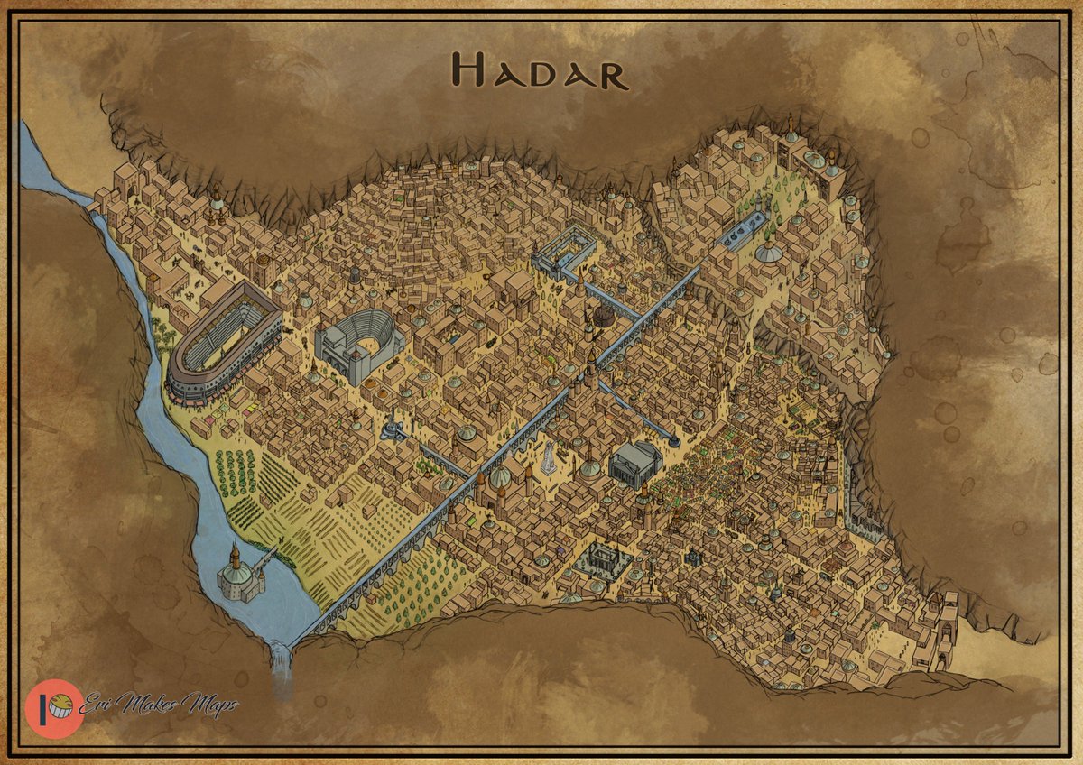 Ancient Egyptian City Layout