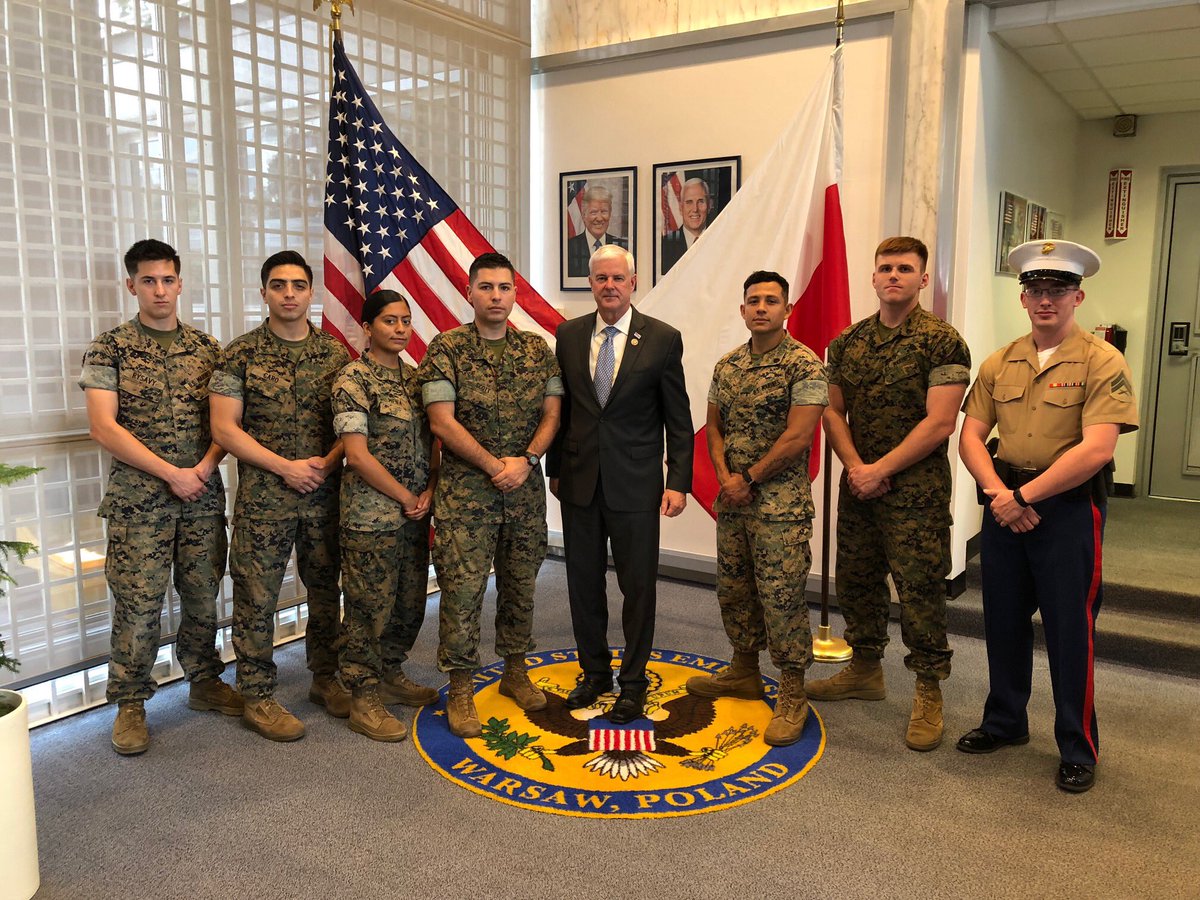 While visiting the u.s. embassy in poland, i had the opportunity to ...