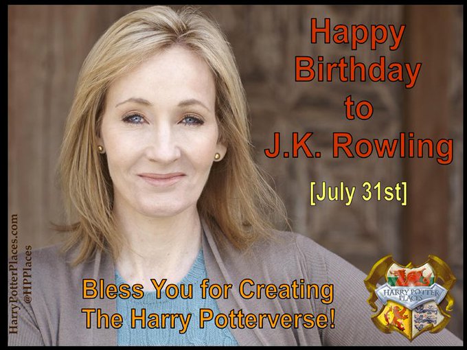 J K Rowling's Birthday Celebration | HappyBday.to