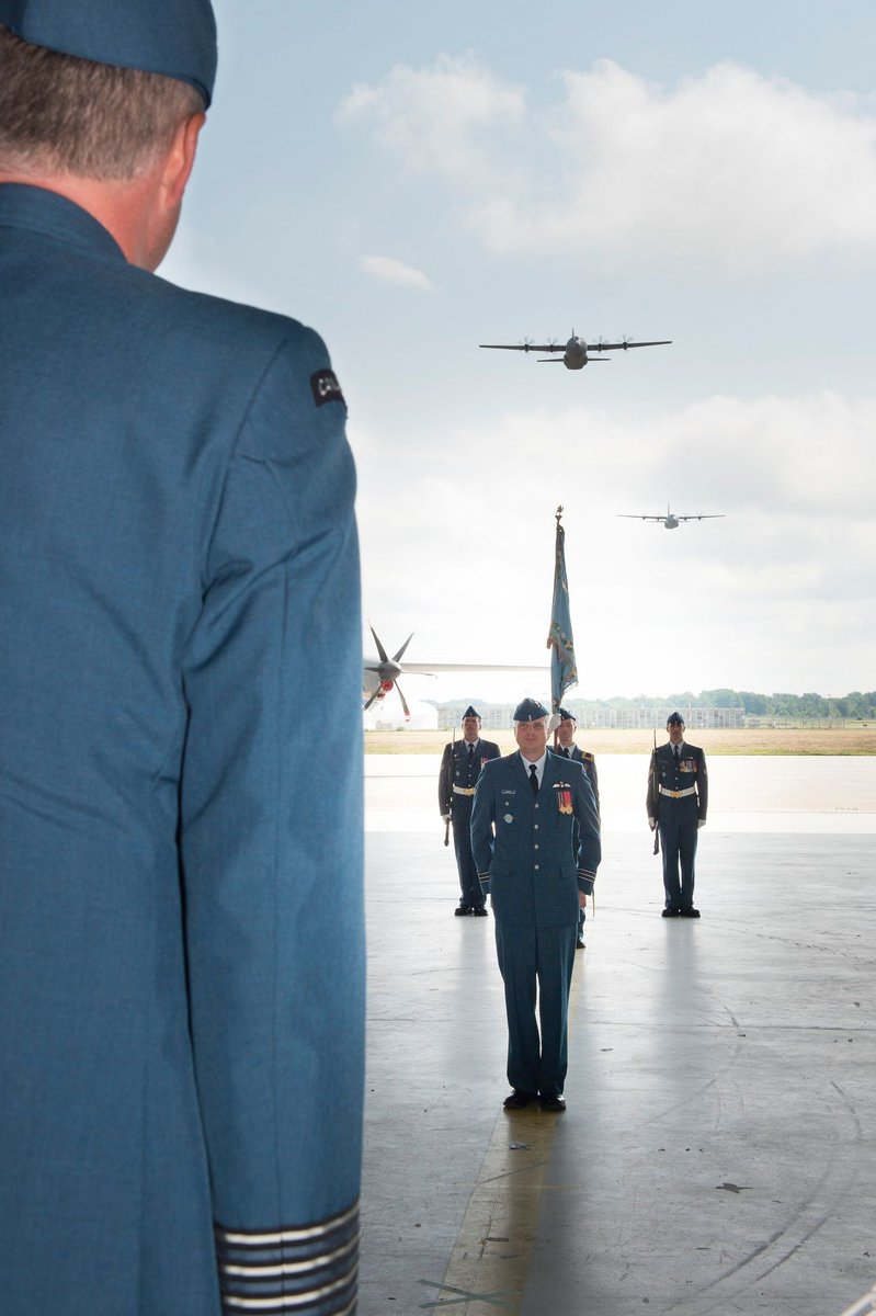 Members of the RCAF’s 436 Transport Squadron welcomed their new ...