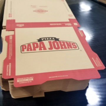 Papa Johns Pizza Box