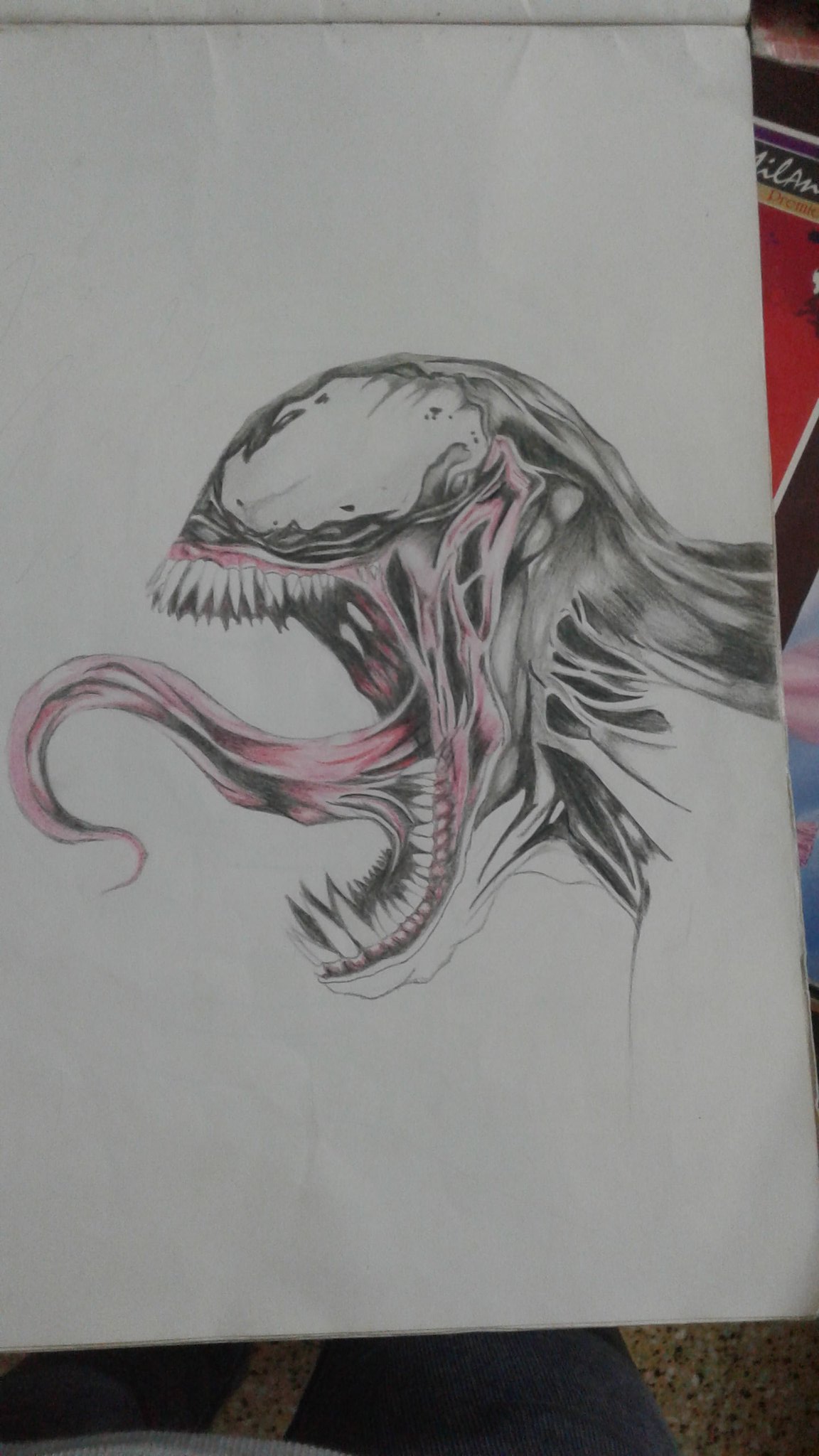 Venom Face Outline