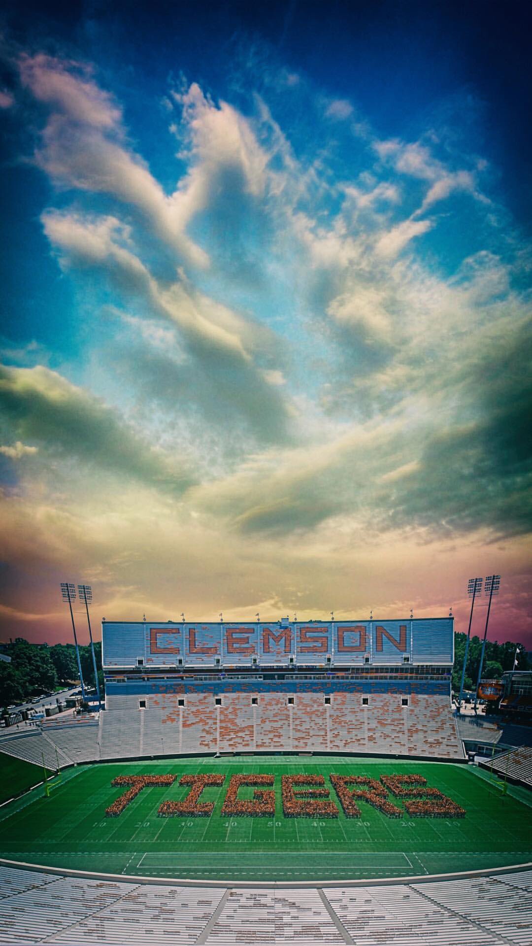 Clemson Sunset Wallpaper