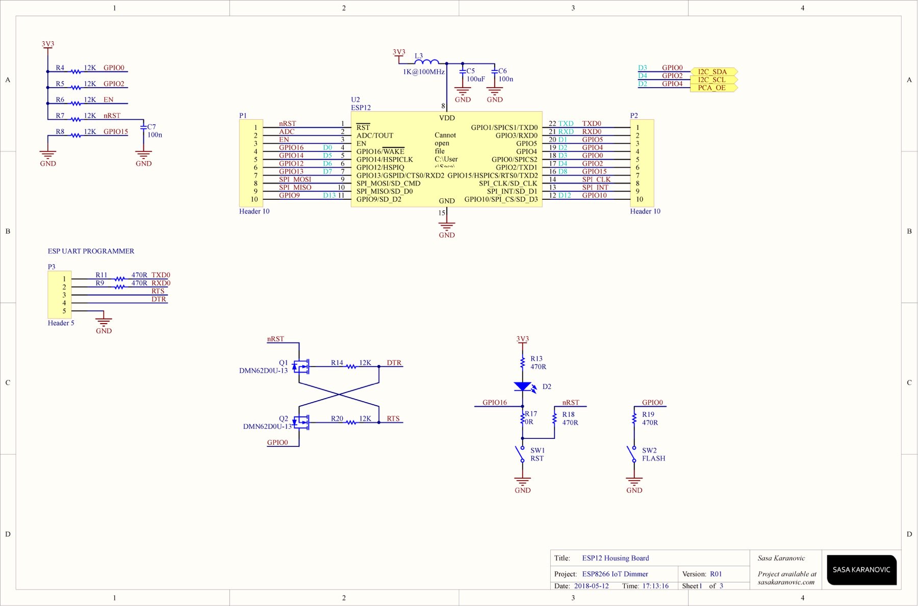 ESP8266 on Twitter: "ESP8266 Internet Controlled LED Dimmer (@iSaleK) 👉 https://t.co/G9NsobsoFq ...