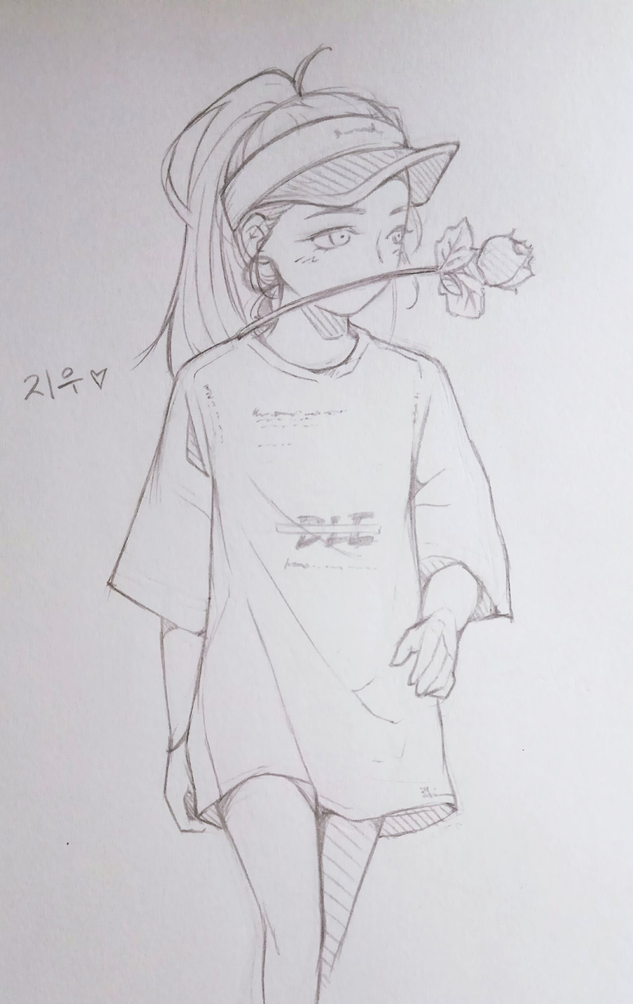 Drawings Of Girls With Swag