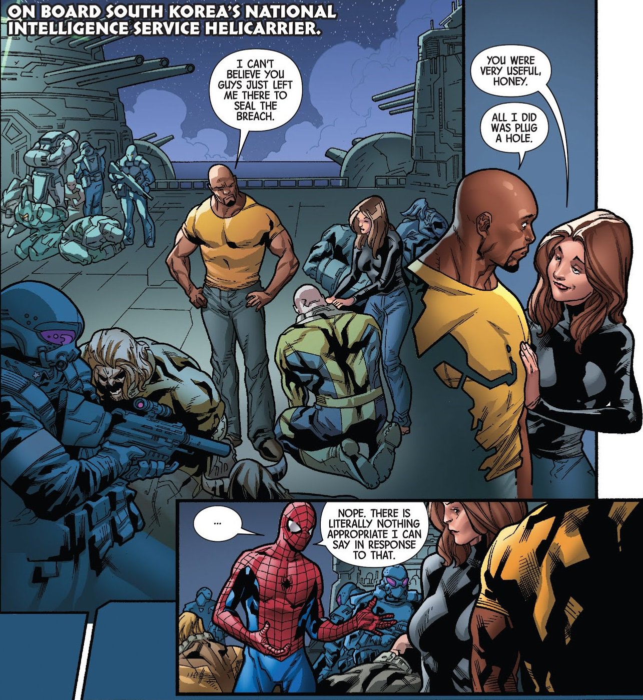 Luke Cage Ultimate Spider Man