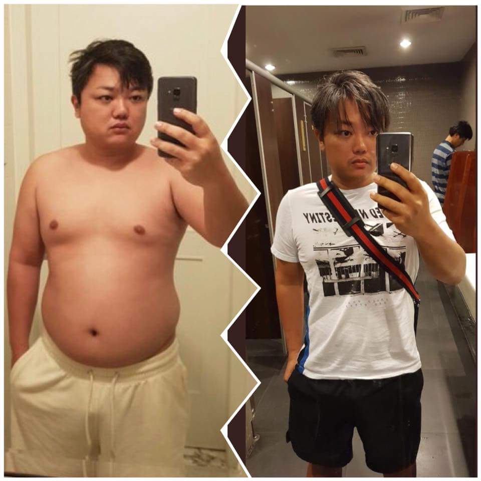 与沢 翼 on Twitter: "うほ。facebookのユーザーさんが作ってくれた。初期の方との比較だよ。多分今から40日ぐらい前かなー。 こう見ると痩せたんだなー🤔 でももっと頑張るで ...