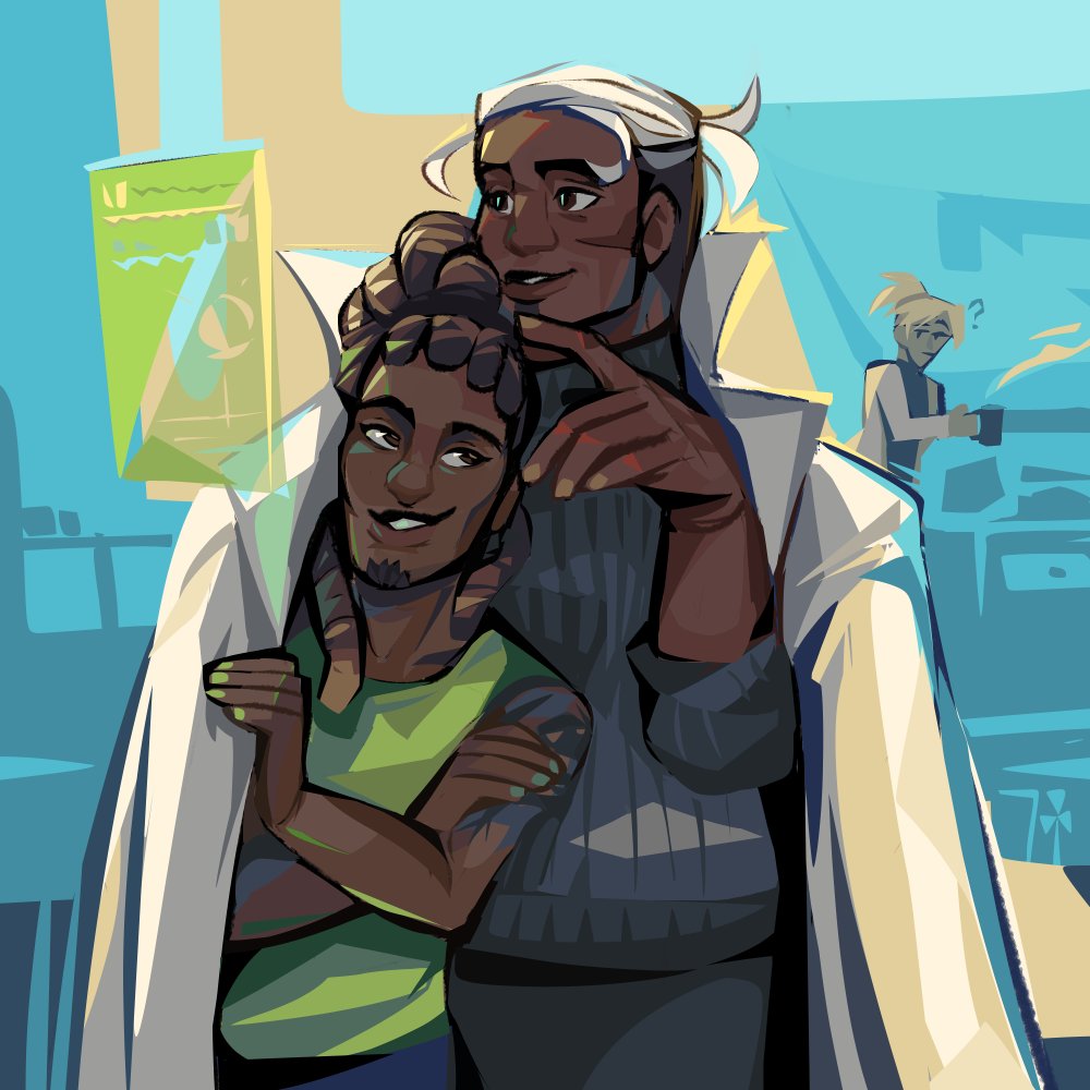 putting on my mercio / angelu ship cap」|7CLUBS 🏳️‍🌈🇵🇭 @ comms: OPENのイラスト