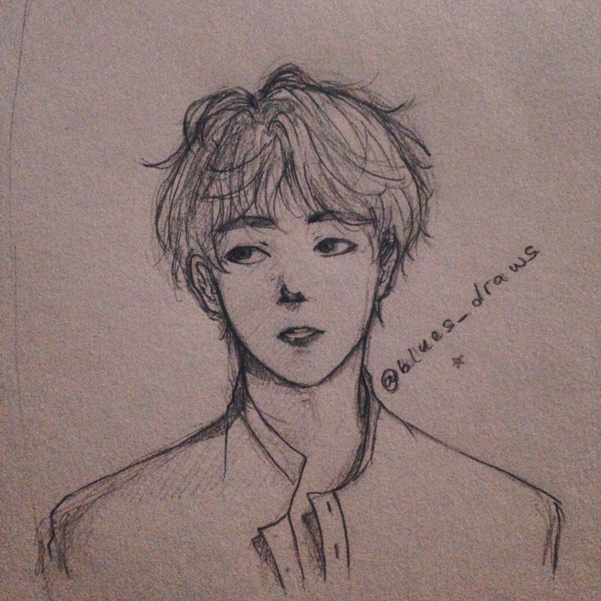 How To Draw Kpop Hair