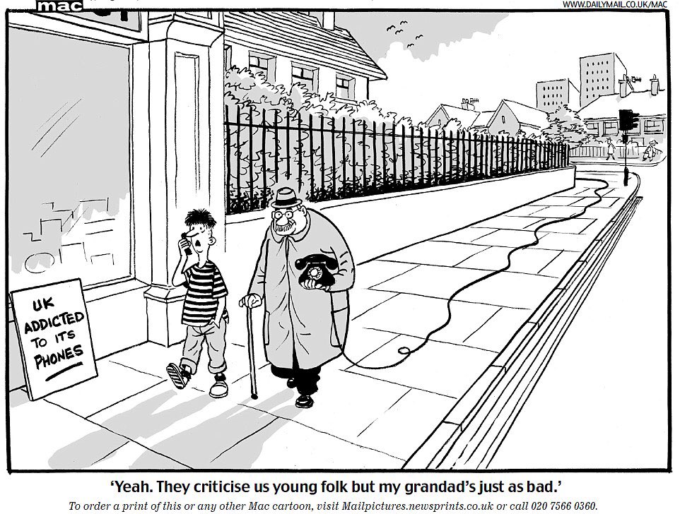 Cartoons About Cell Phone Addiction