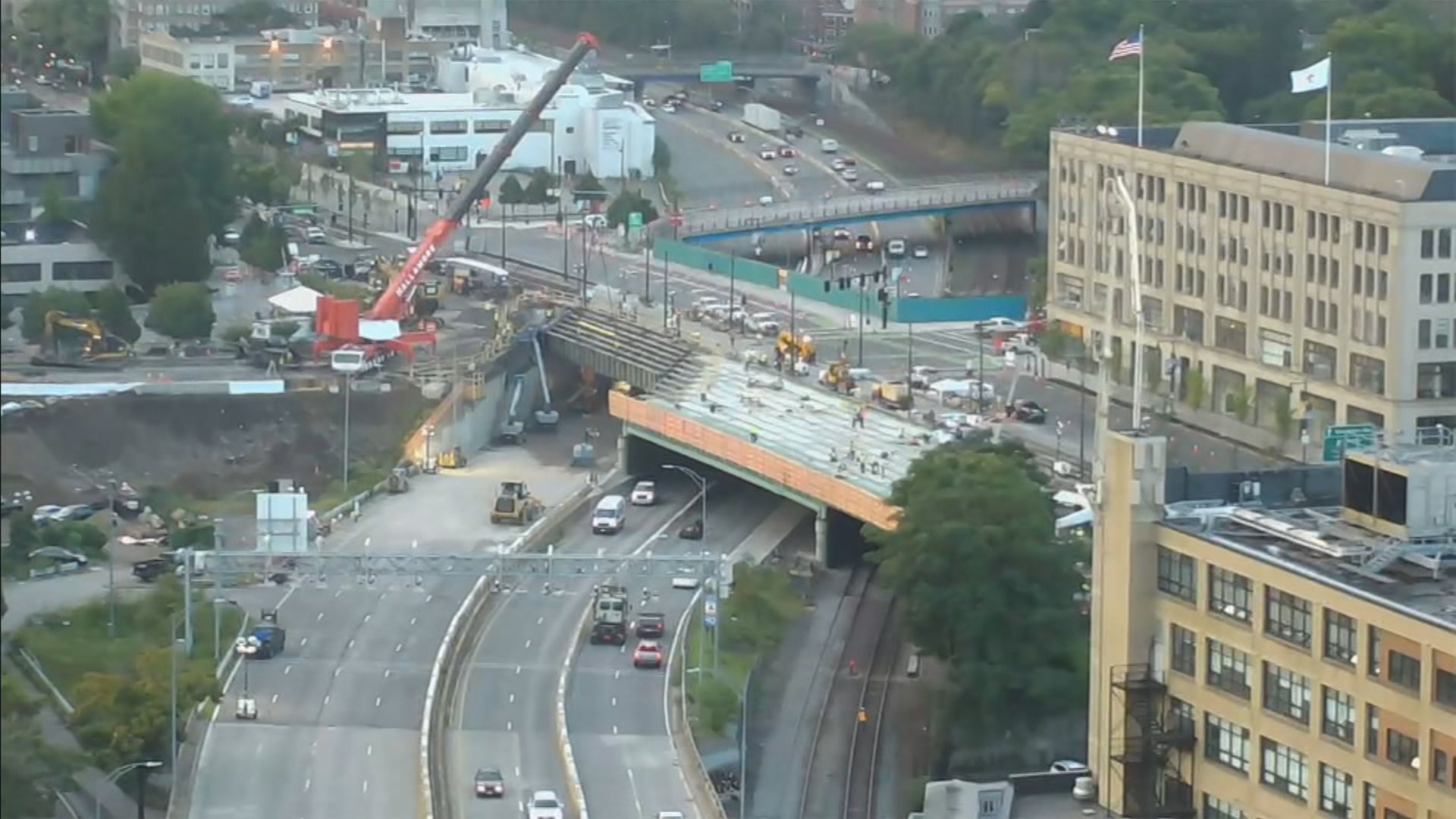 Wbz Cbs Boston News On Twitter Comm Ave Project Update Mass Pike