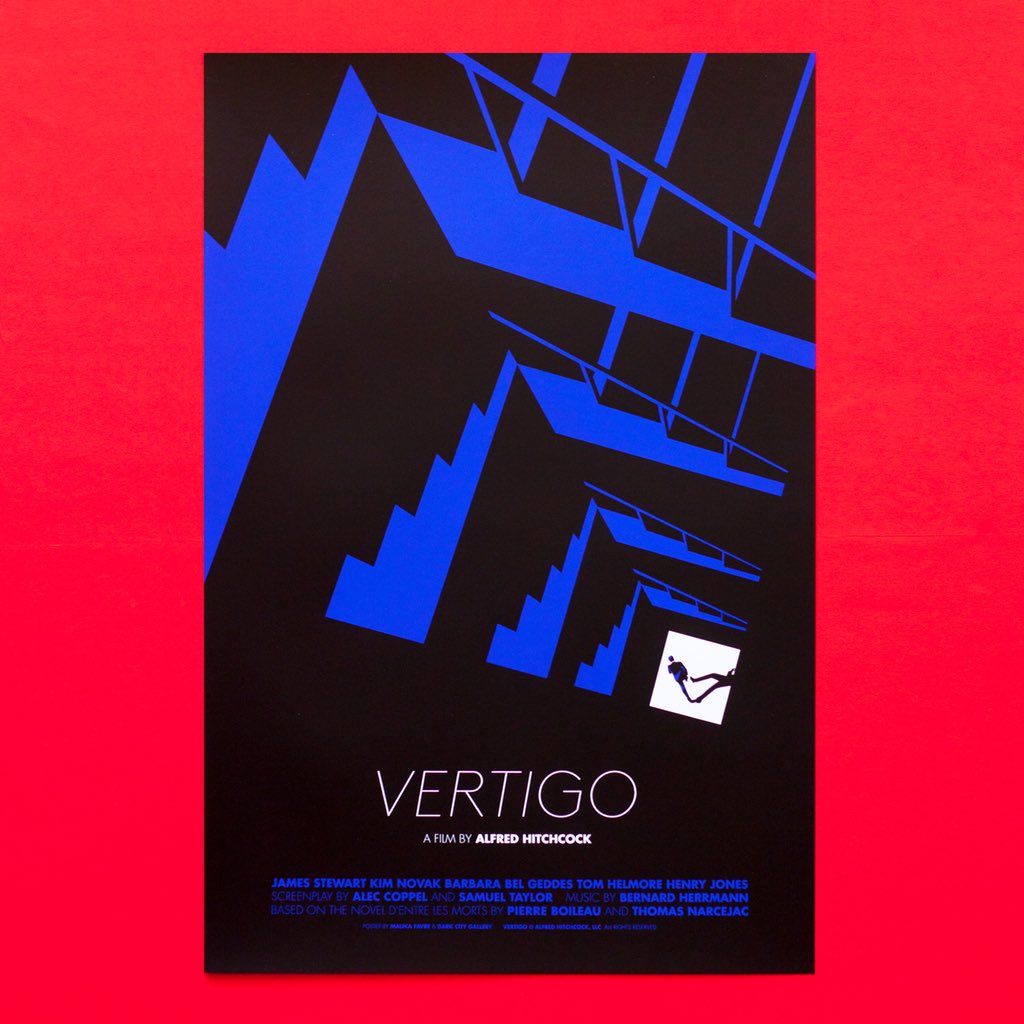 Vertigo Movie Poster Minimal
